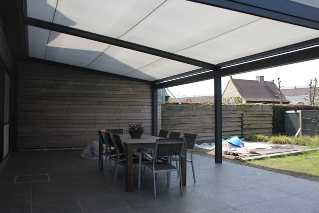 Terrasoverkapping doek | Indecon | Terrasoverkapping doek prijzen